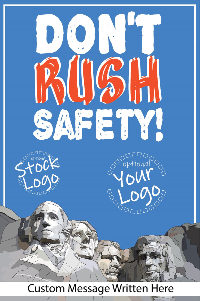 Dont Rush Safety Poster - #400708P – VPPStore