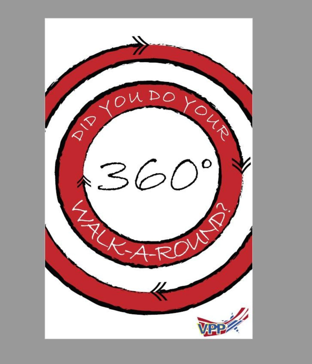 Did You Do Your 360 Walk Around Poster - #401409P – VPPStore