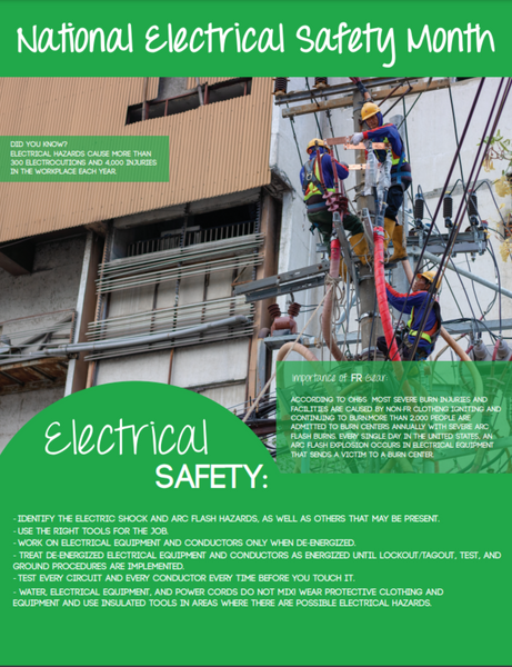 Industrial Electrical Safety Posters Electrical Safety Poster Template